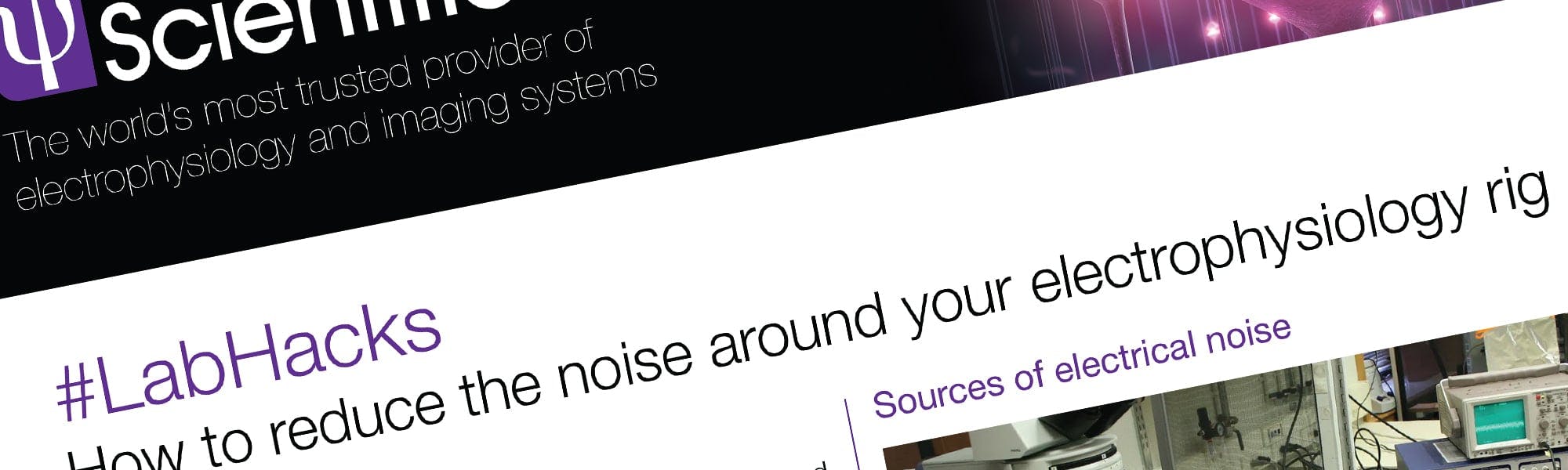 #LabHacks: How to reduce the noise around your… | Scientifica
